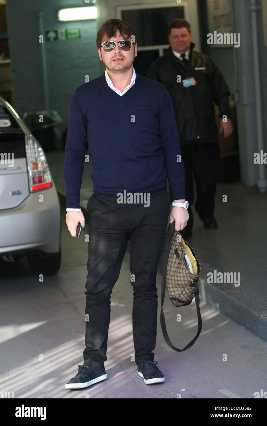 Brian Dowling outside the ITV studios after appearing on "This Morning ...