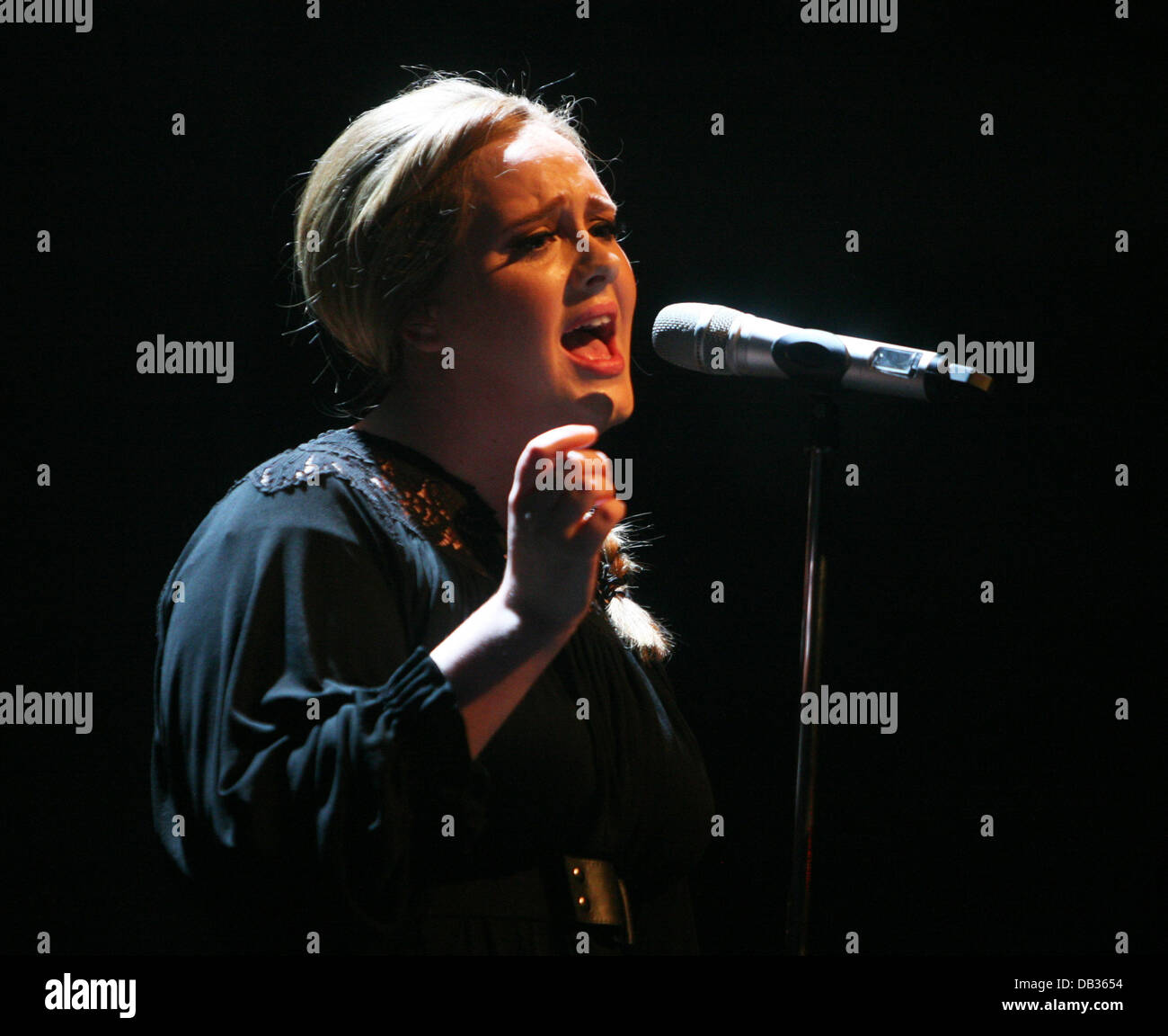 Adele Adkins performing live at the Paradiso Amsterdam, Netherlands ...