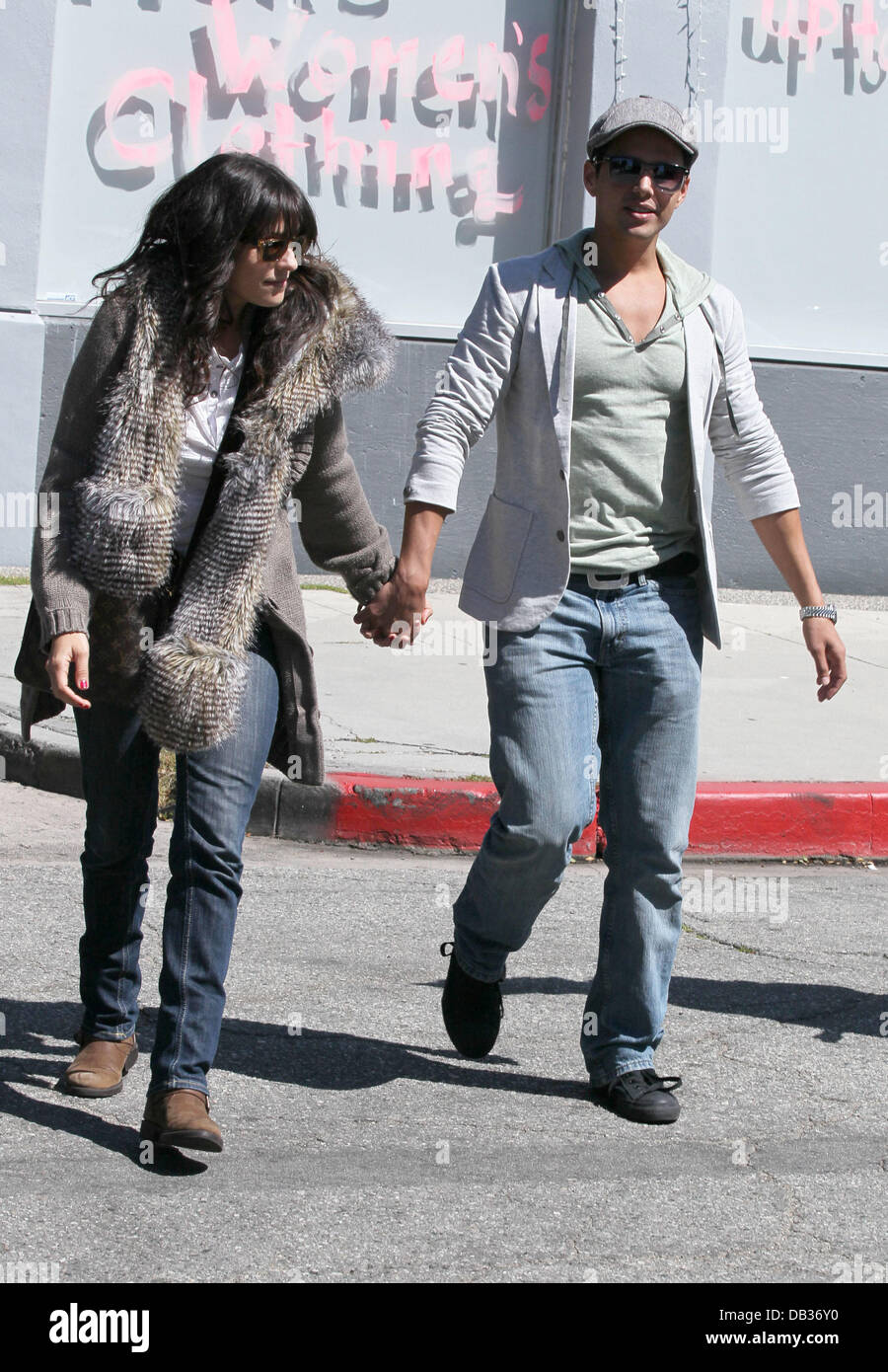 Venezuelan actor, Alejandro Chaban and a friend leave Toast Bakery in ...