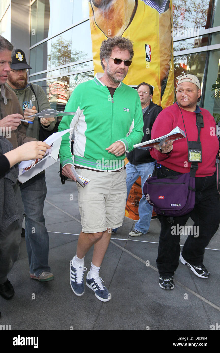 Will Ferrell Celebrities arrive at The Staples Centre ahead of the NBA ...