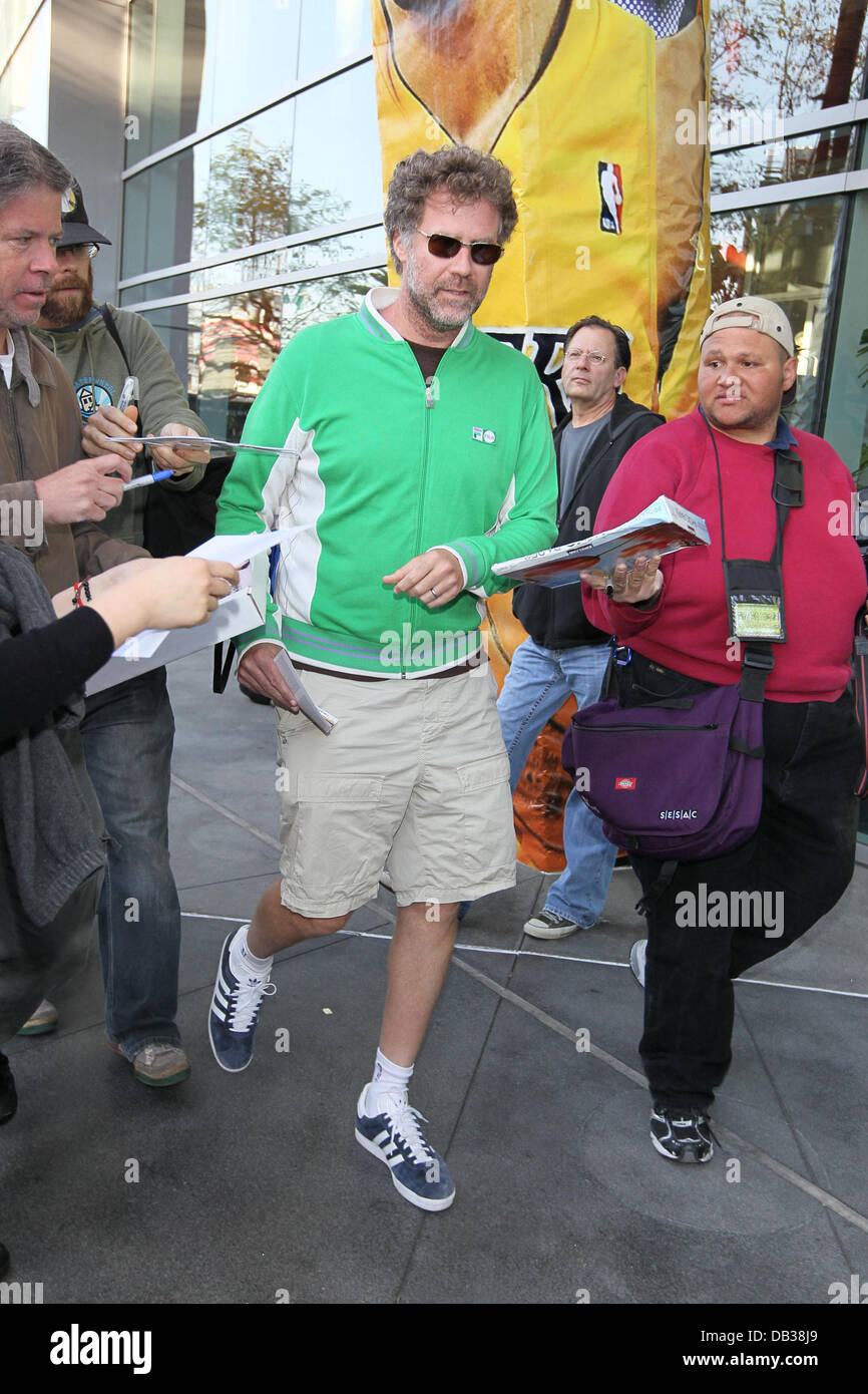 Will Ferrell Celebrities arrive at The Staples Centre ahead of the NBA ...