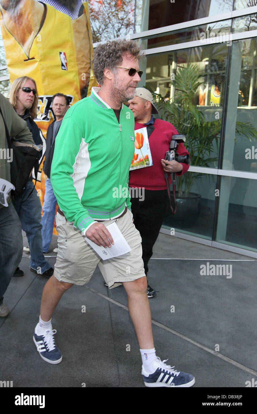 Will Ferrell Celebrities arrive at The Staples Centre ahead of the NBA ...