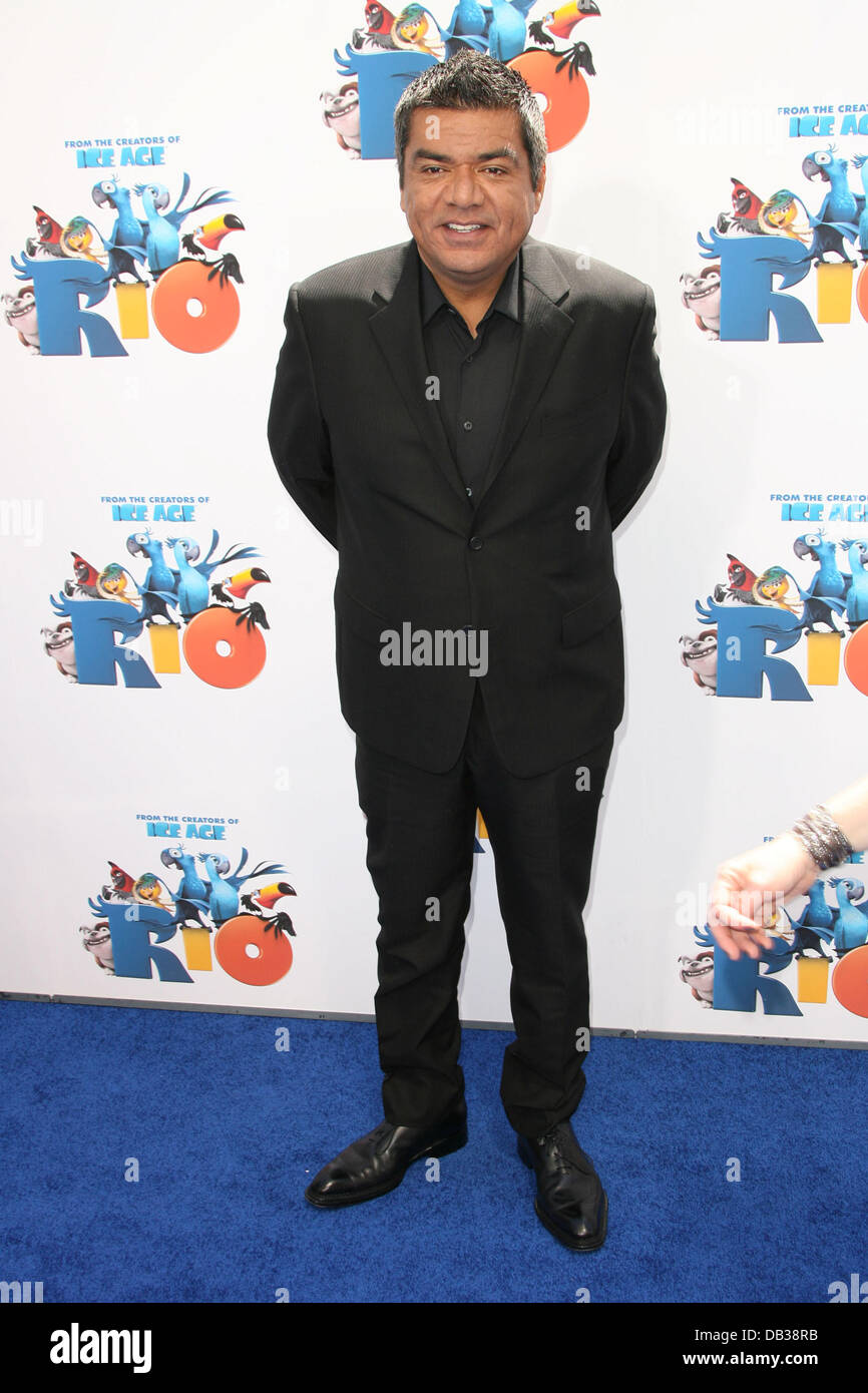 George Lopez Los Angeles Premiere "Rio" held at the Grauman's Chinese ...