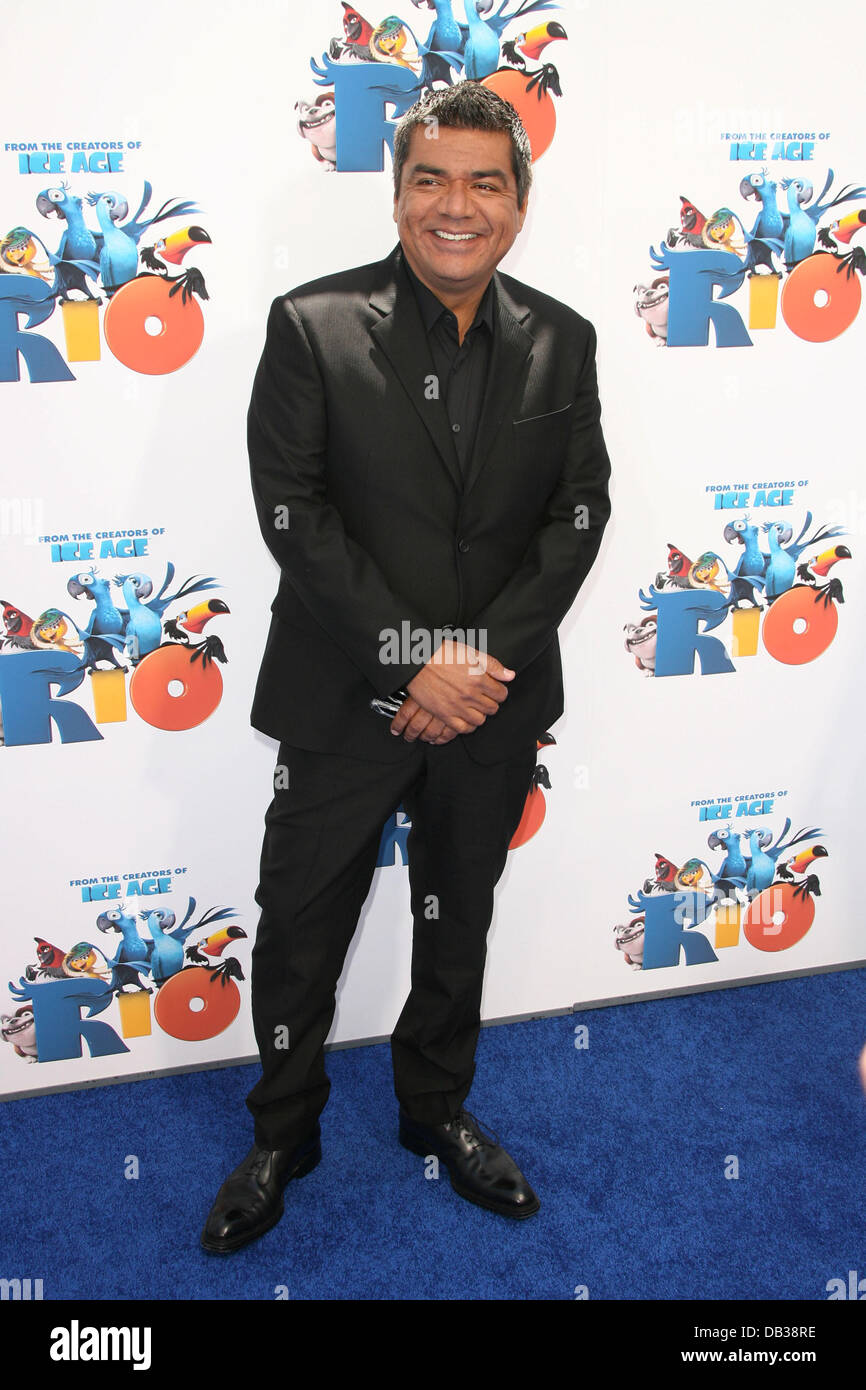 George Lopez Los Angeles Premiere "Rio" held at the Grauman's Chinese ...