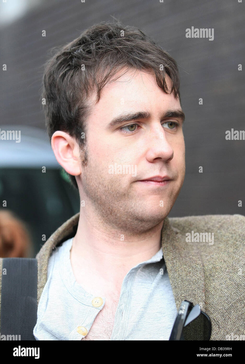 Matthew Lewis at the ITV studios London, England - 11.04.11 Stock Photo ...