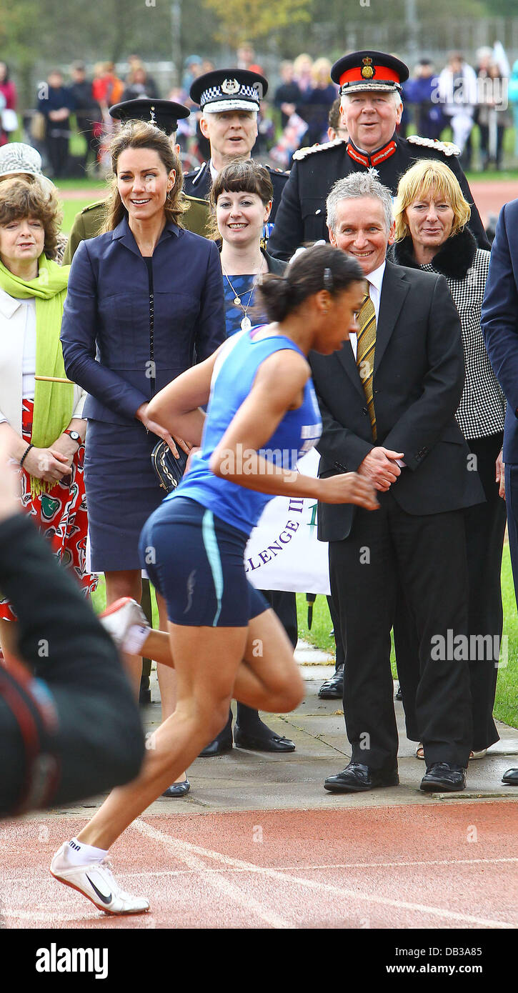 Kate Middleton visits Witton Country Park, Lancashire, and view the ...
