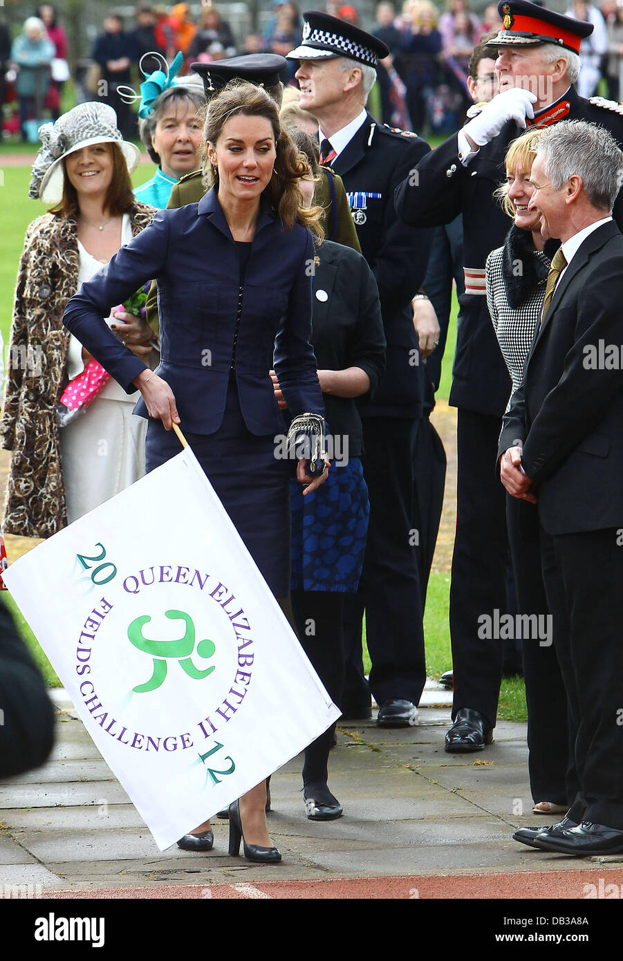 Kate Middleton visits Witton Country Park, Lancashire, and view the ...