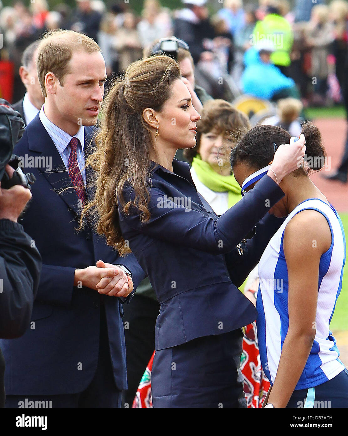 Kate Middleton and Prince William visit Witton Country Park, Lancashire ...