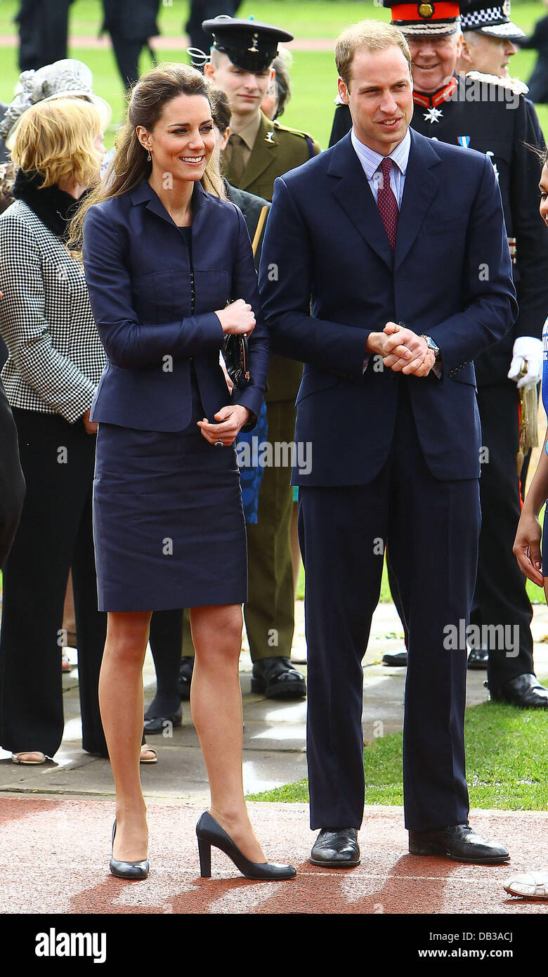 Kate Middleton and Prince William visit Witton Country Park, Lancashire ...