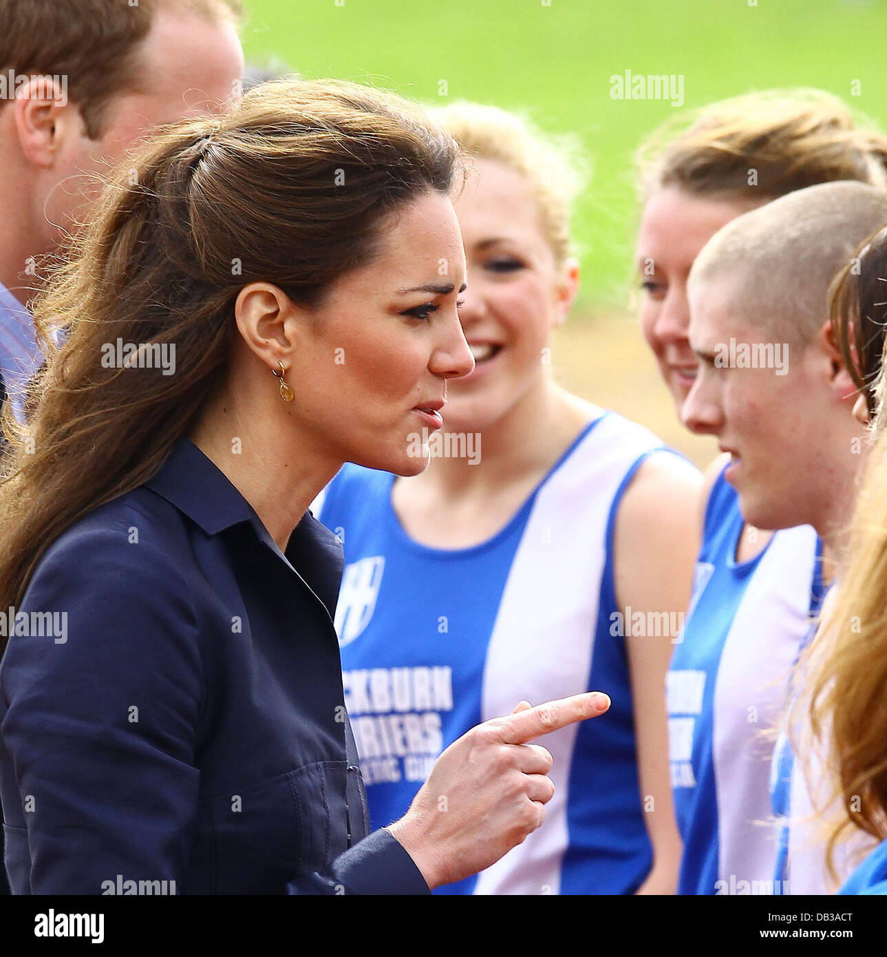 Kate Middleton visits Witton Country Park, Lancashire, and view the ...