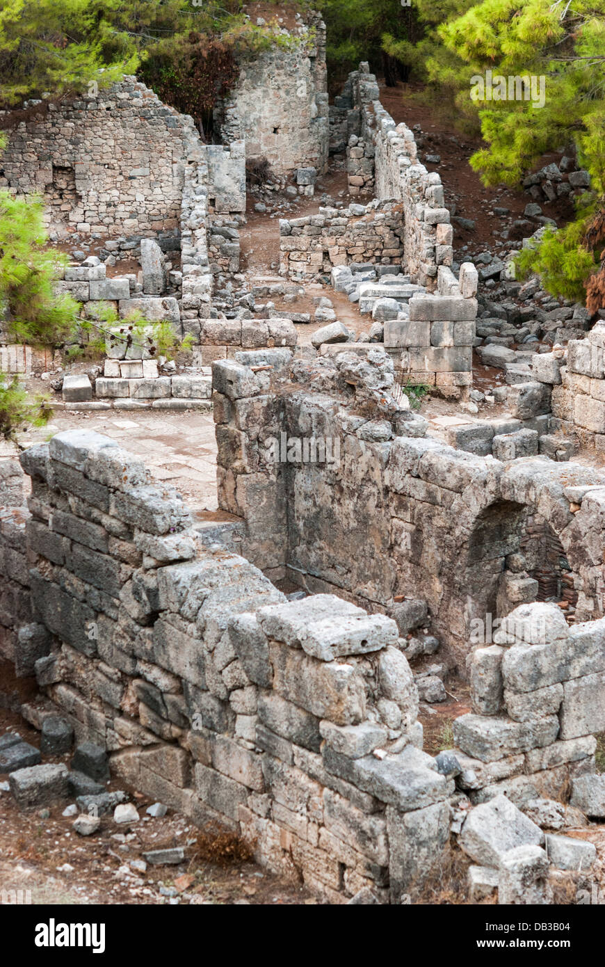 Ruins of the ancient town Stock Photo - Alamy
