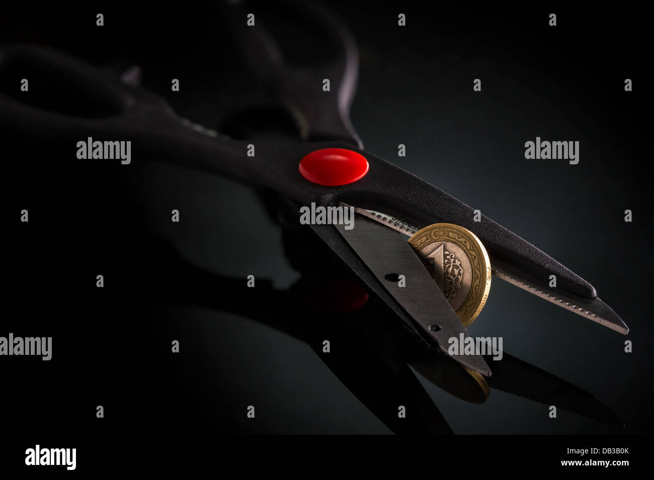 Macro scissors symbol hi-res stock photography and images - Alamy