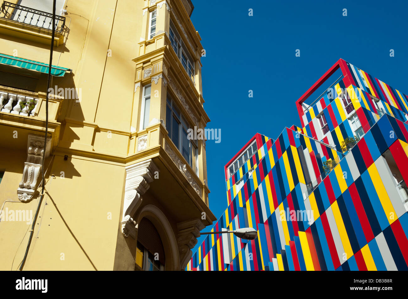 Edificio de Colores ( Color Pret a Porter ) at Real street, designed by ...
