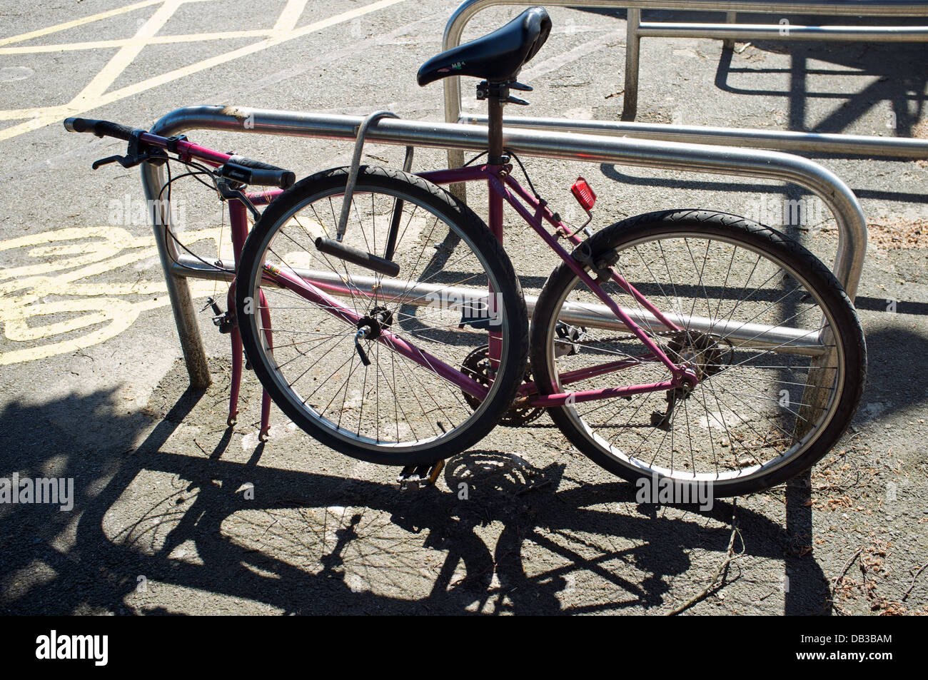 Bicycle parked rack hi-res stock photography and images - Alamy