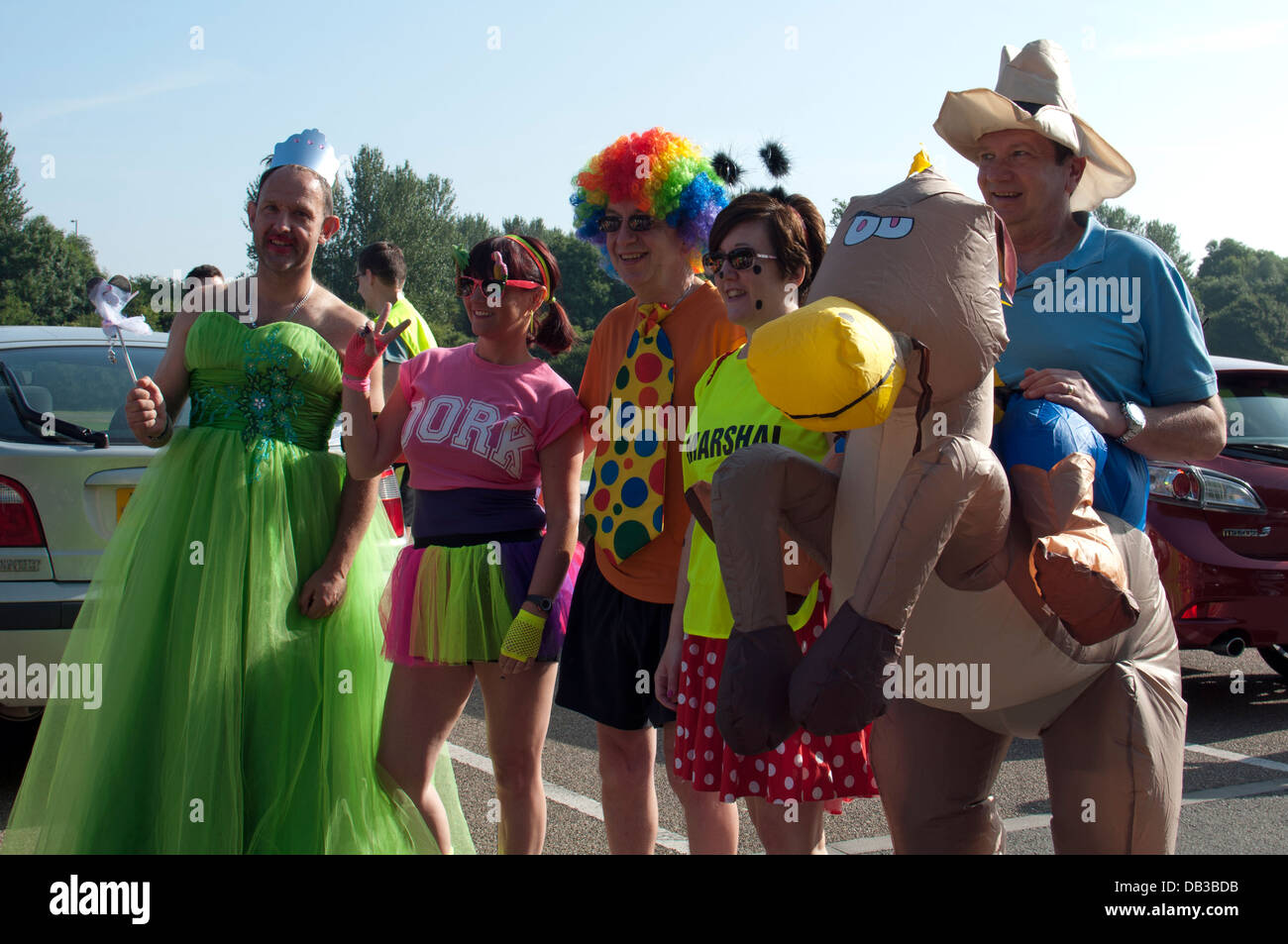 Arrow Valley parkrun first year anniversary, Redditch, UK Stock Photo ...