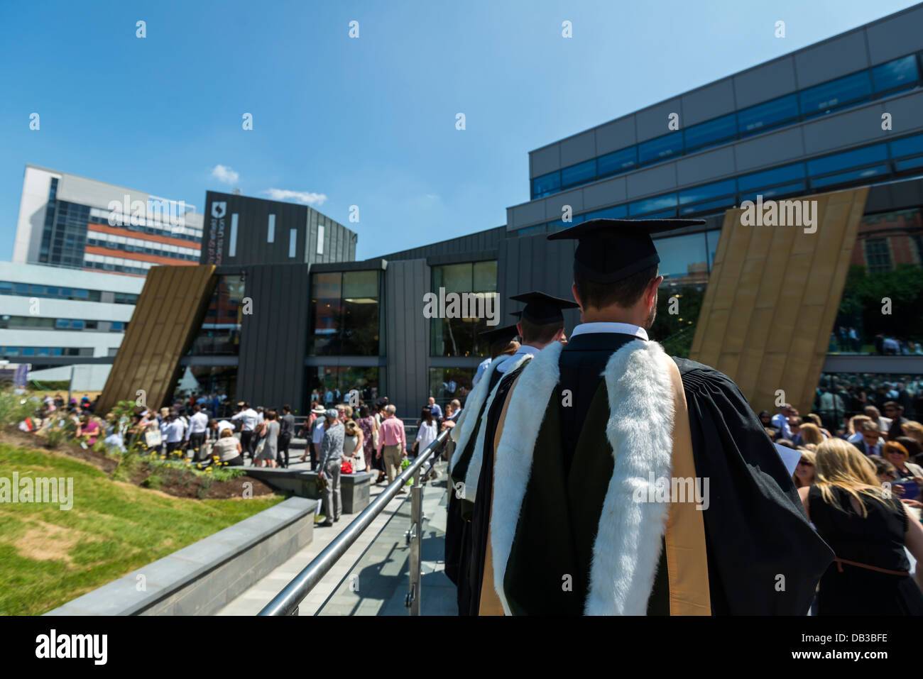 University of Sheffield students celebrating on Graduation day with ...
