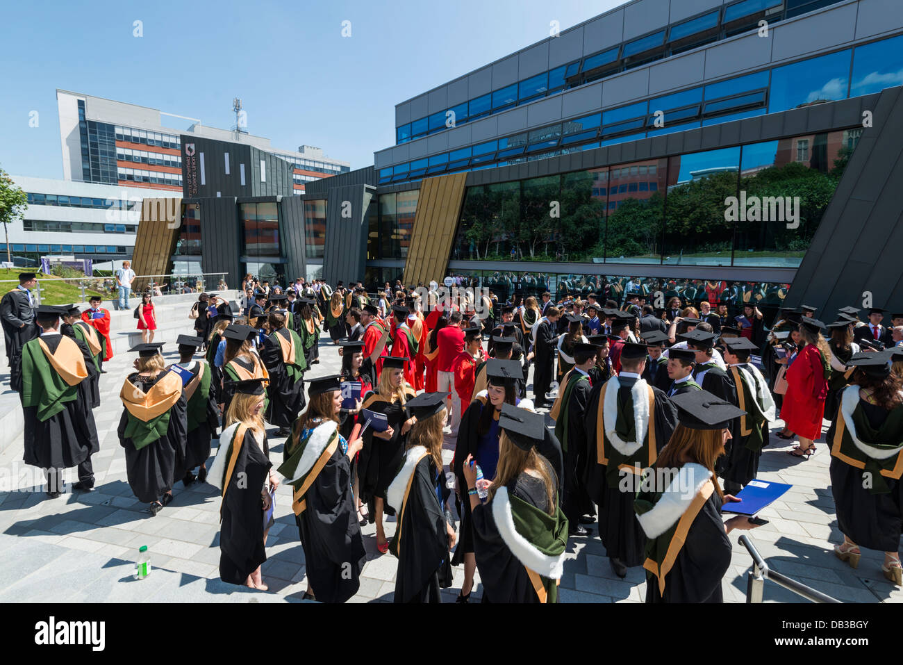 University of Sheffield students celebrating on Graduation day with ...