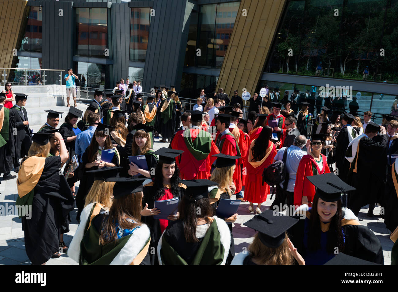 University of Sheffield students celebrating on Graduation day with ...