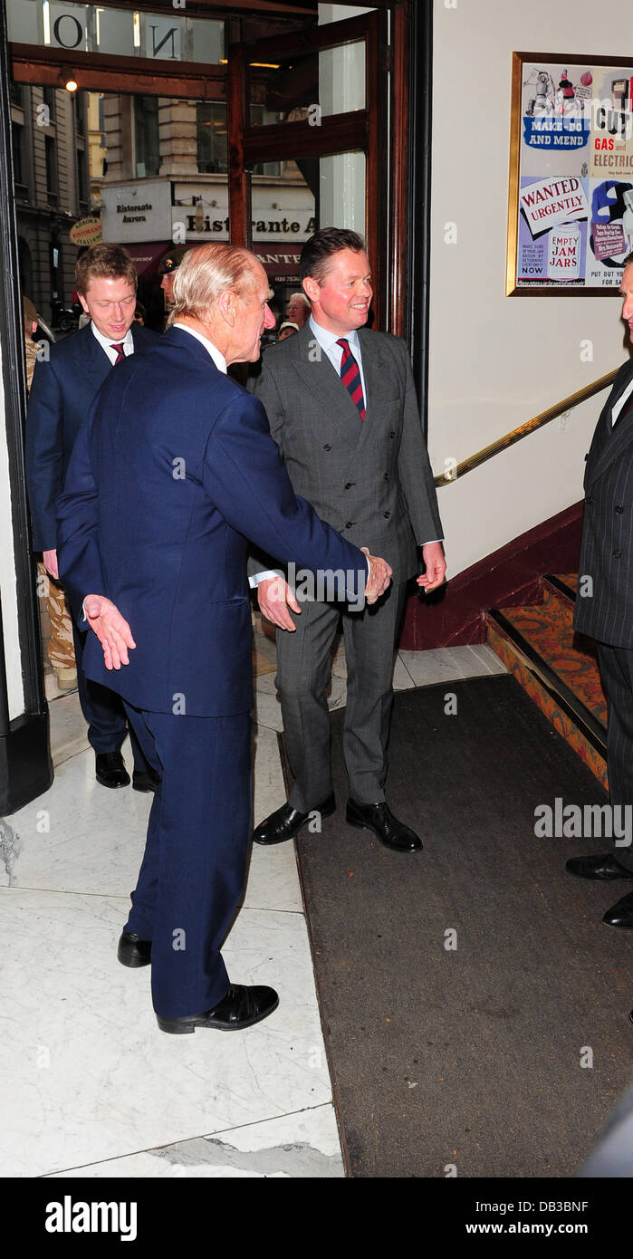 Prince Philip, Duke of Edinburgh attends a 'Betty Blue Eyes' gala ...