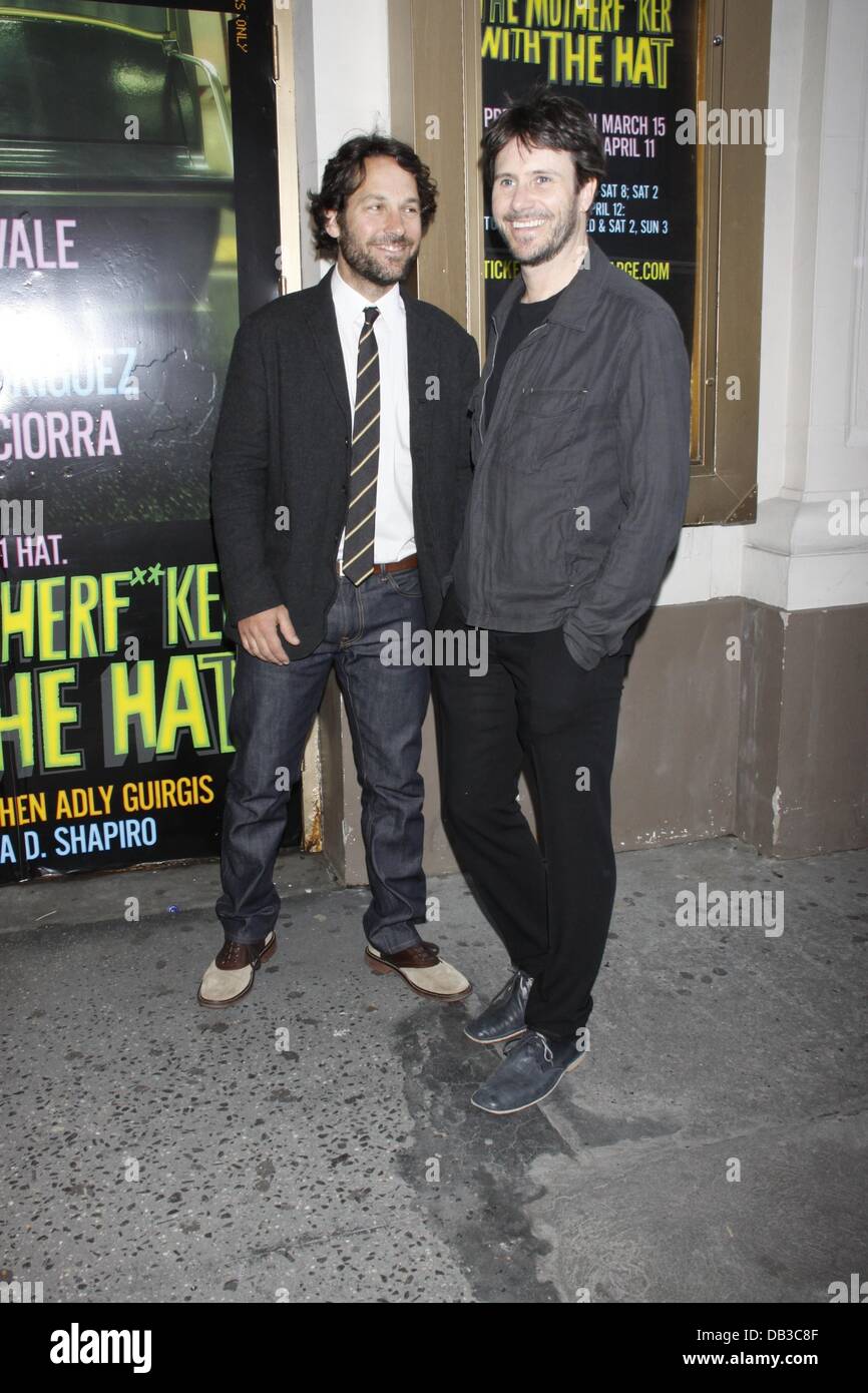 Paul Rudd and Josh Hamilton Opening night of the Broadway production of ...