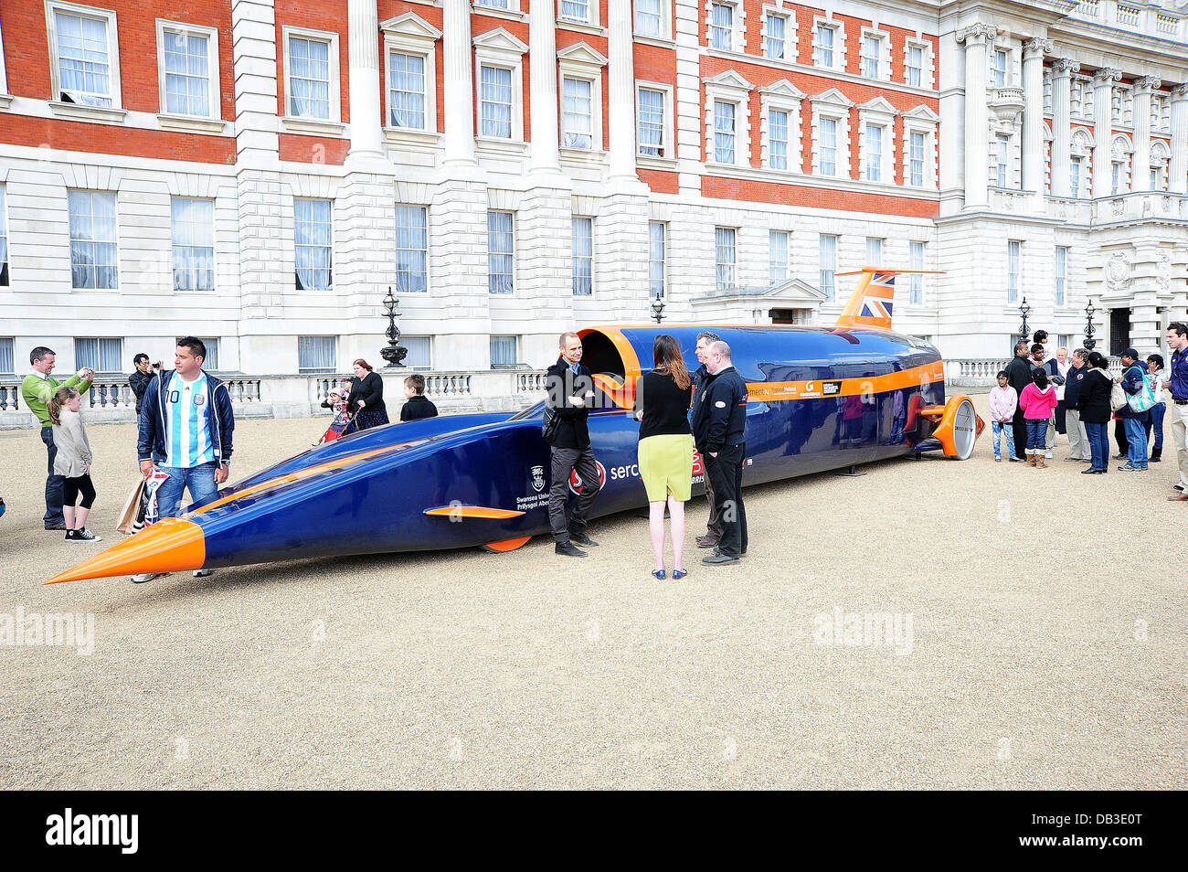The Bloodhound car on display at the Horse Parade in London. The ...