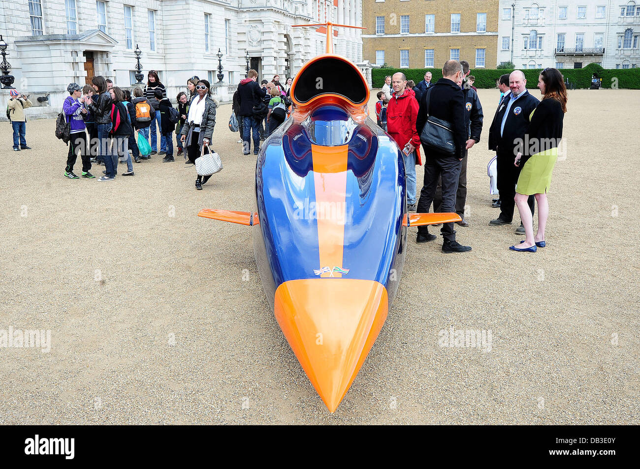 The Bloodhound car on display at the Horse Parade in London. The ...