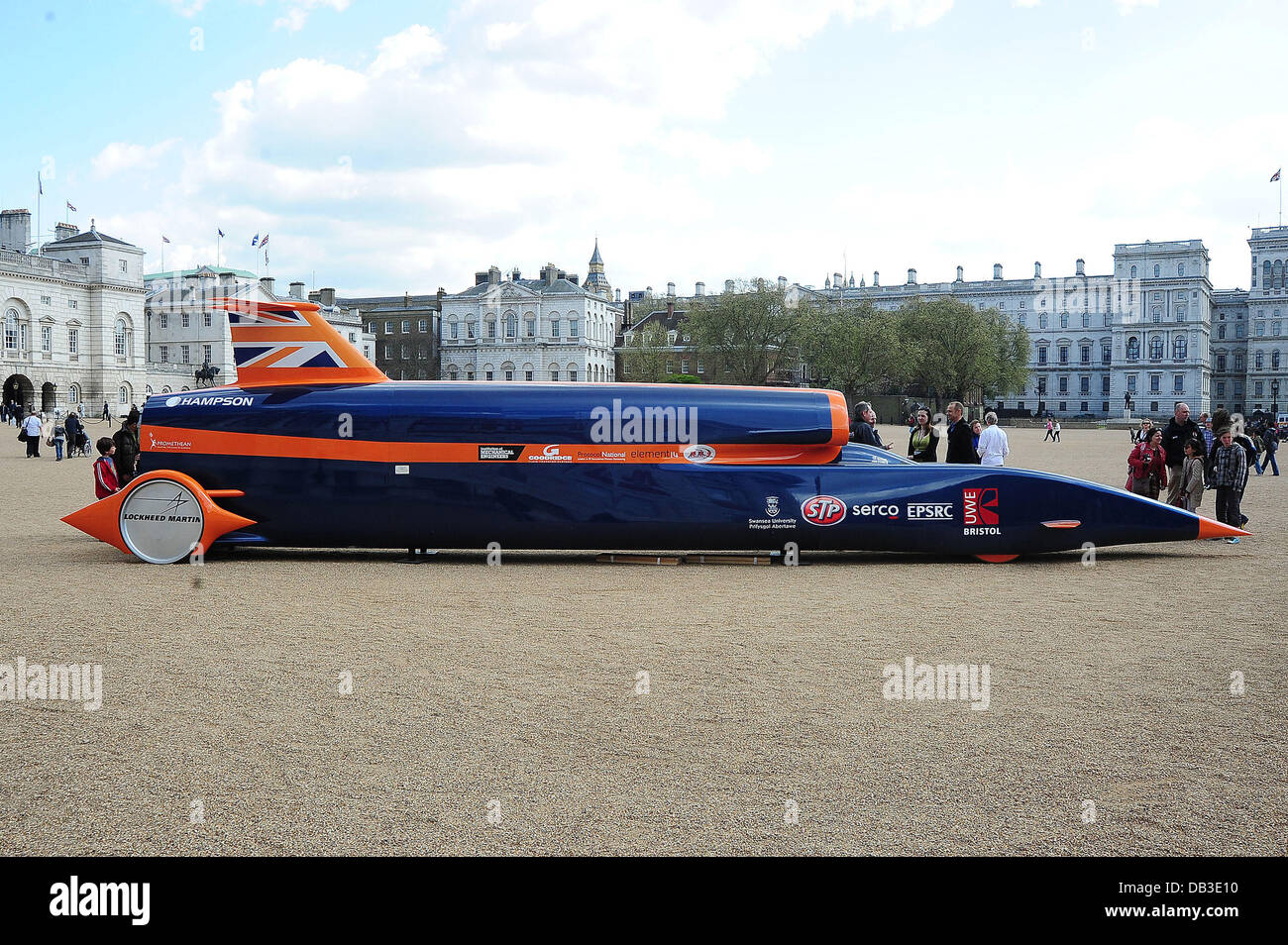 The Bloodhound car on display at the Horse Parade in London. The ...