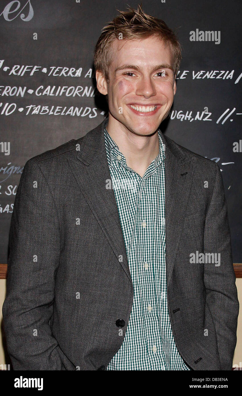 Zachary Booth Opening night after party for the Off-Broadway production ...
