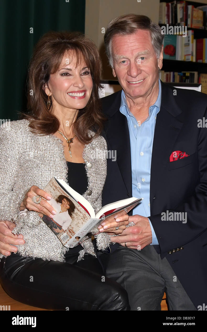 Susan Lucci and Husband Helmut Hube at the Booksigning for her new book ...