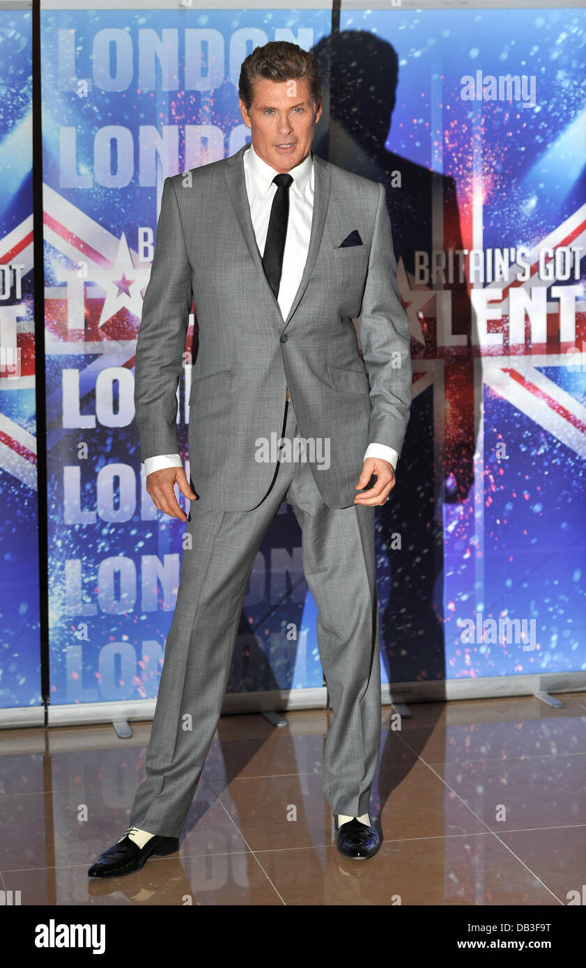 David Hasselhoff Britain's Got Talent - press launch held at the May ...