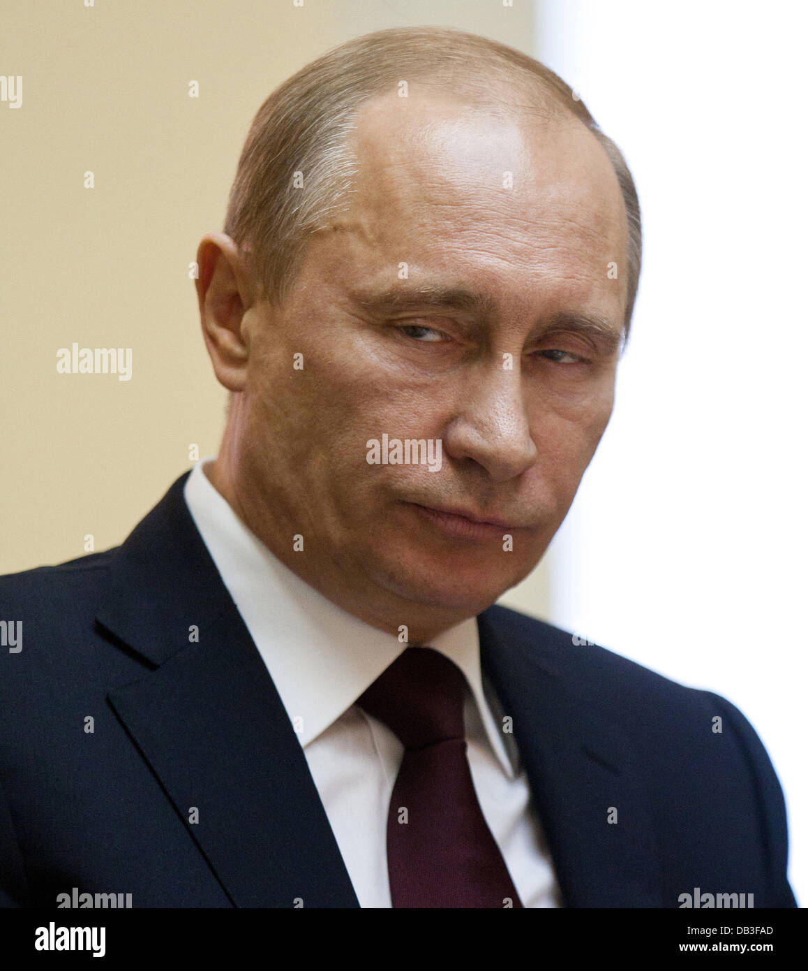 Russian Prime Minister Vladimir Putin attends a meeting with President ...