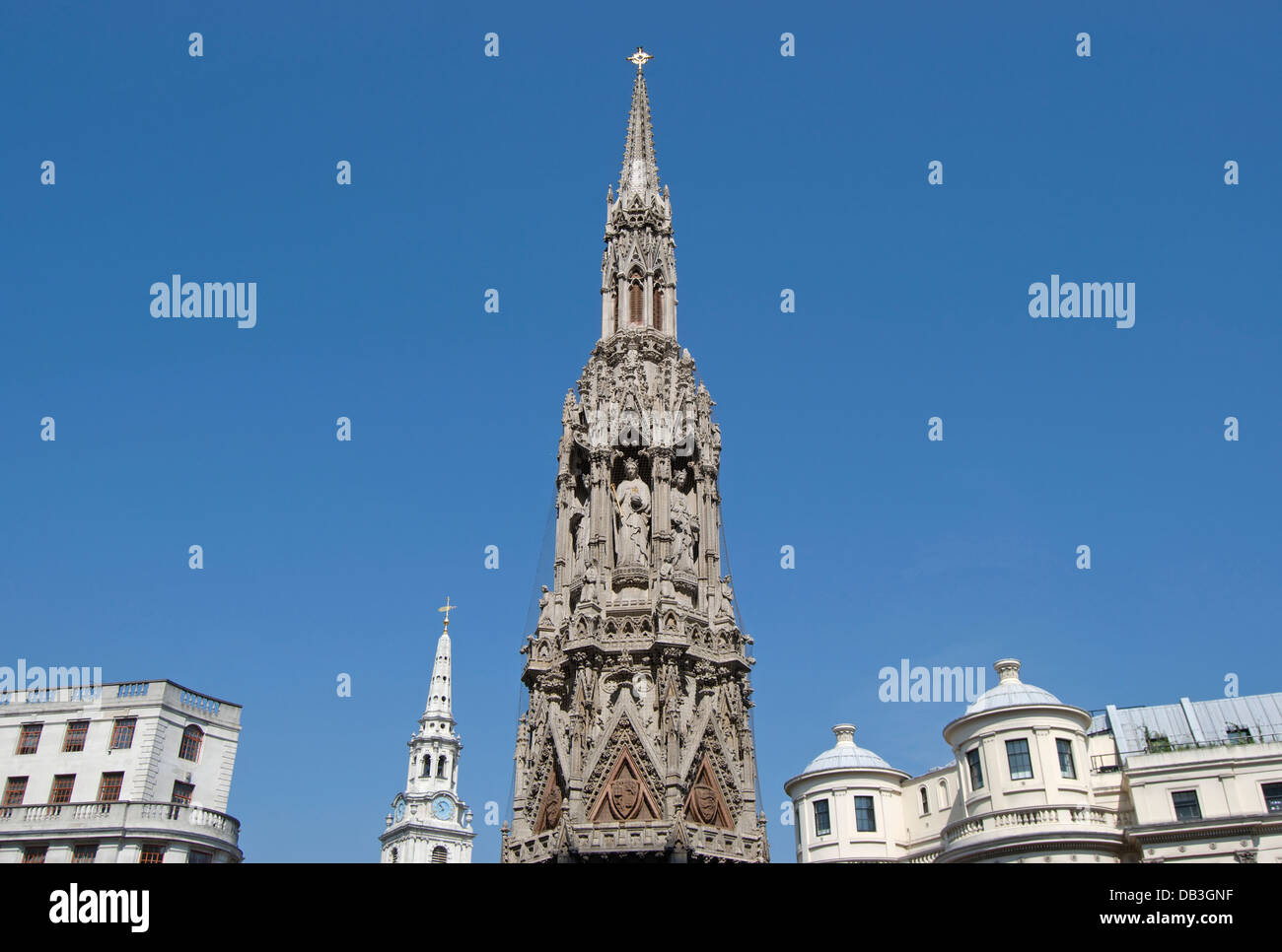 upper section of the 1865 eleanor cross, designed by e.m. barry, in the ...