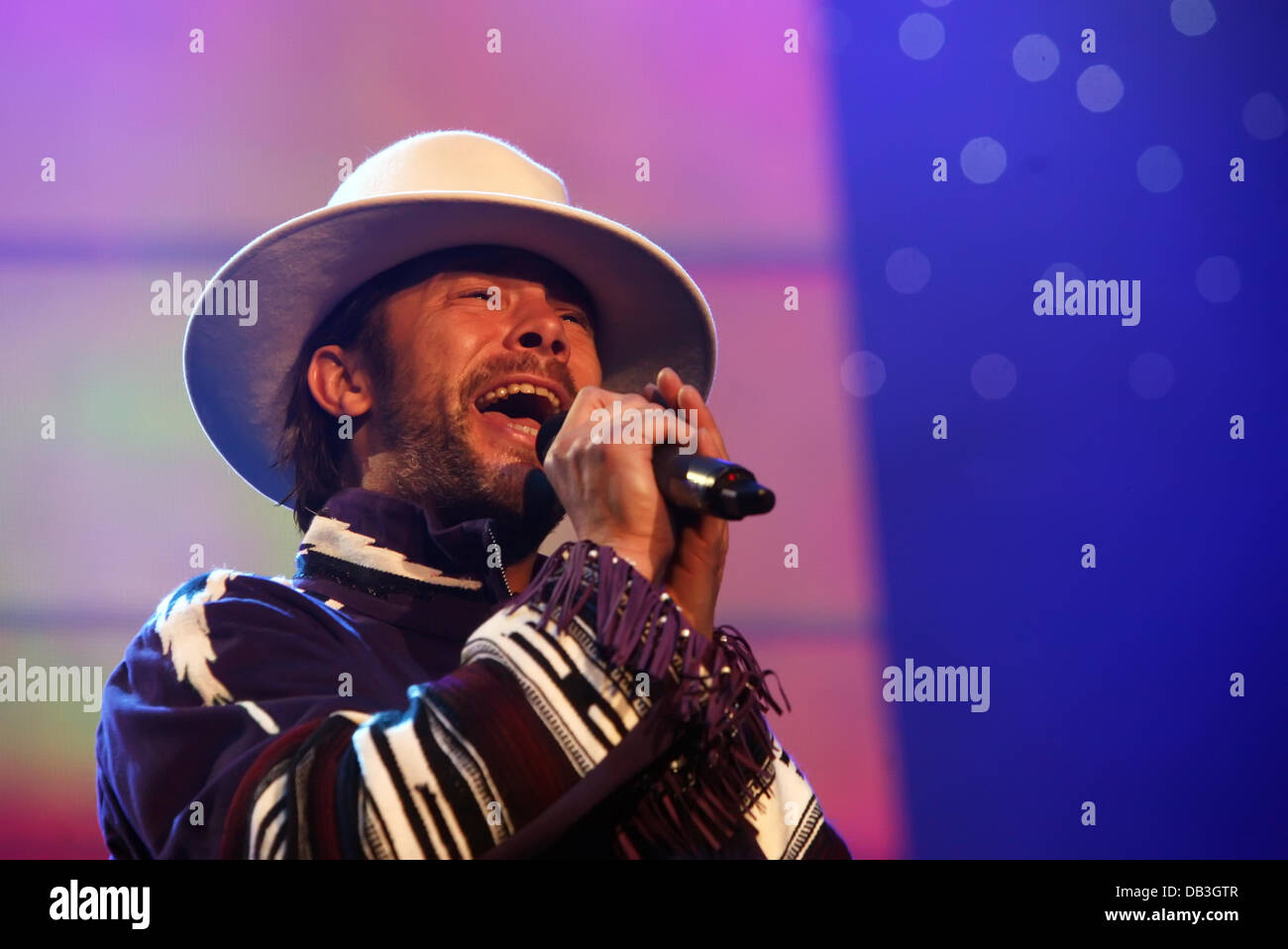 Jay Kay of Jamiroquai performing live in concert at the Ahoy Rotterdam ...