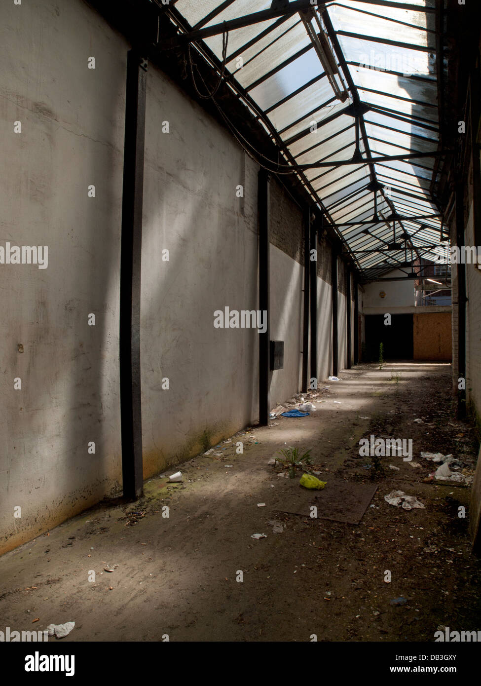 An empty and desolate factory space in London Stock Photo - Alamy