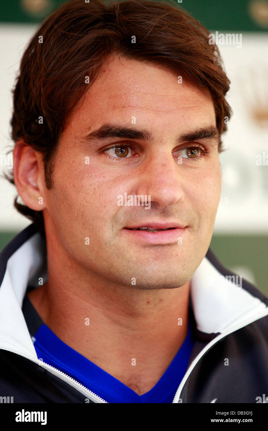 Roger Federer pictured during the Monte-Carlo Rolex Masters Monte Carlo ...