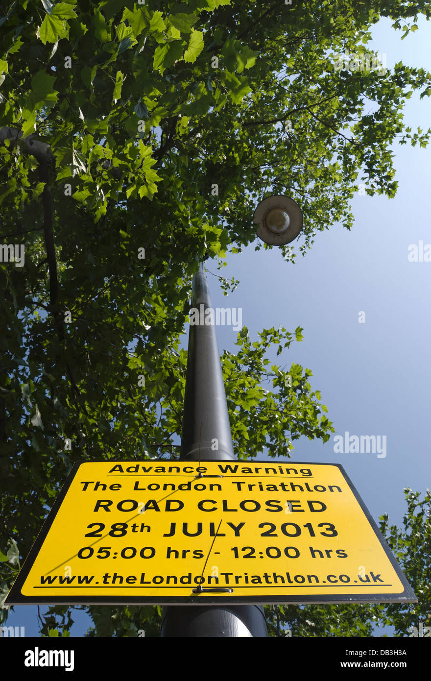 Advance warning road sign hi-res stock photography and images - Alamy