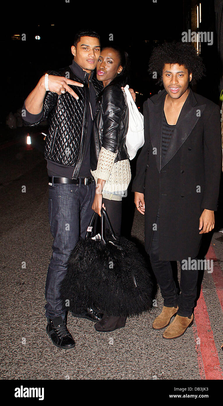 Robert Evans And Monique Burrell And Cobbie Yates leaving the MTV Push ...