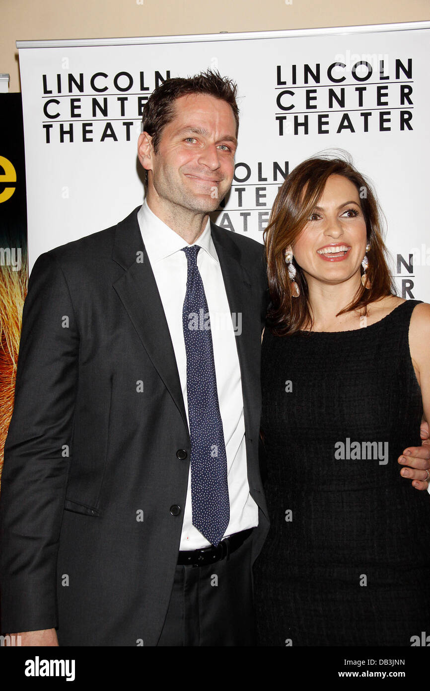 Peter Hermann and Mariska Hargitay Opening night after party for the ...