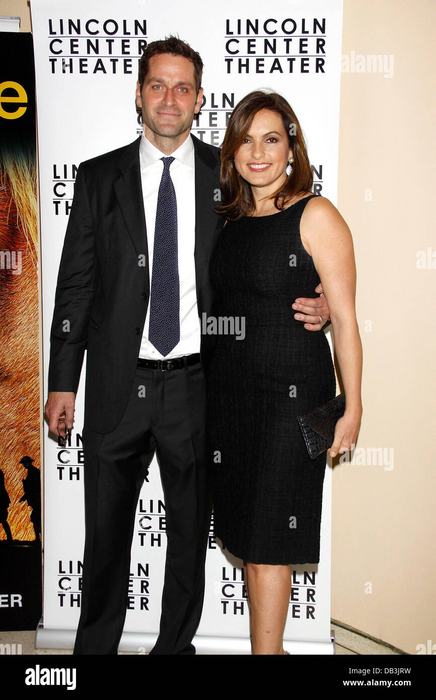 Peter Hermann and Mariska Hargitay Opening night after party for the ...
