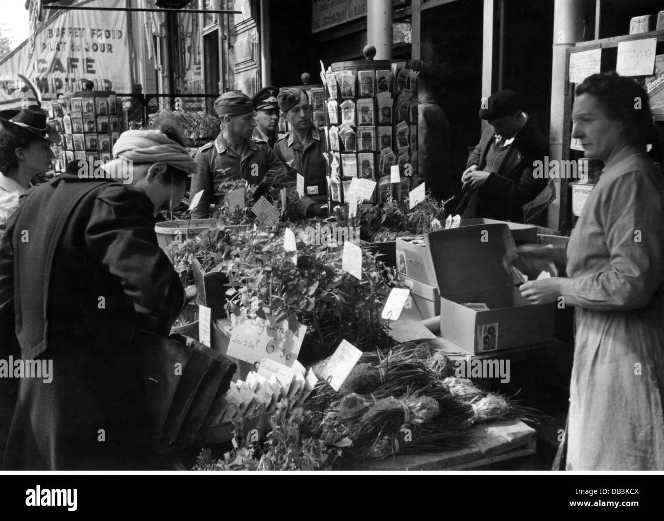 events, Second World War / WWII, France, German occupation, German ...