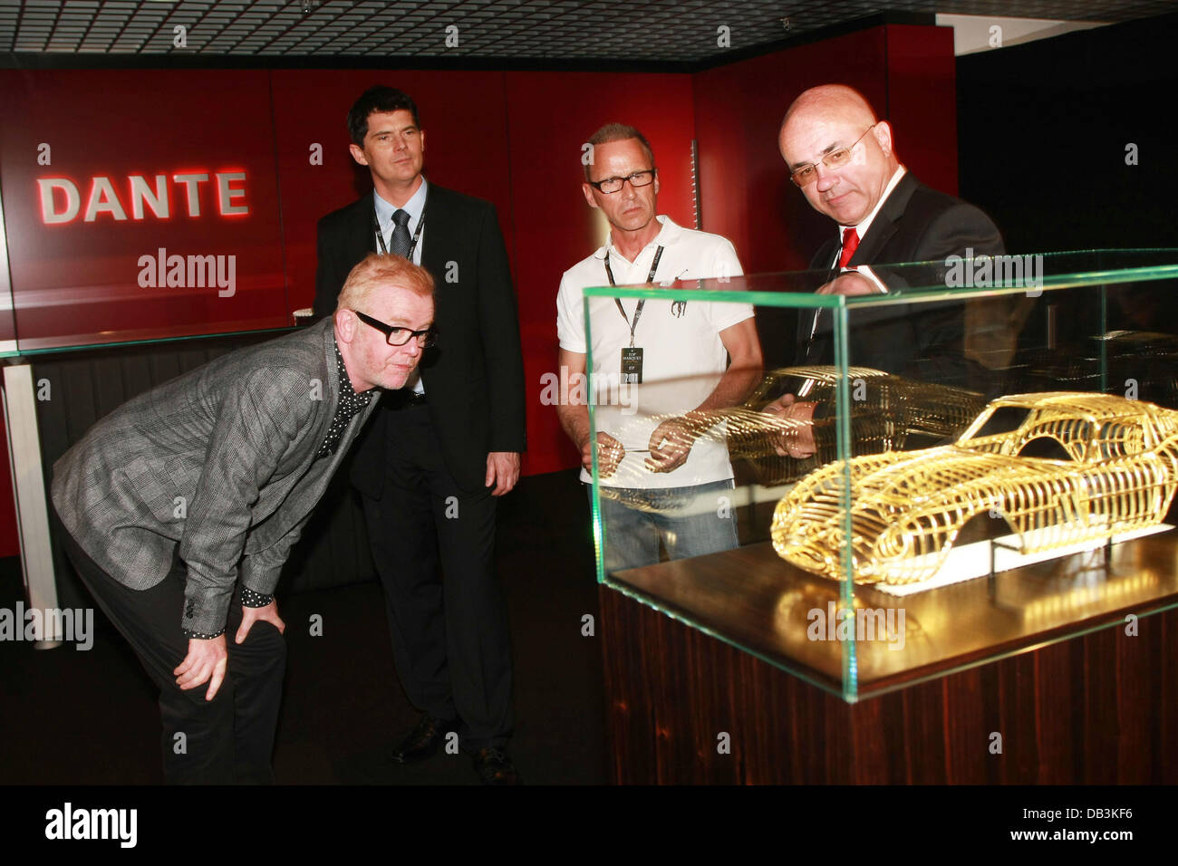 Chris Evans attends the unveiling of the 1:8 scale interpretation of ...