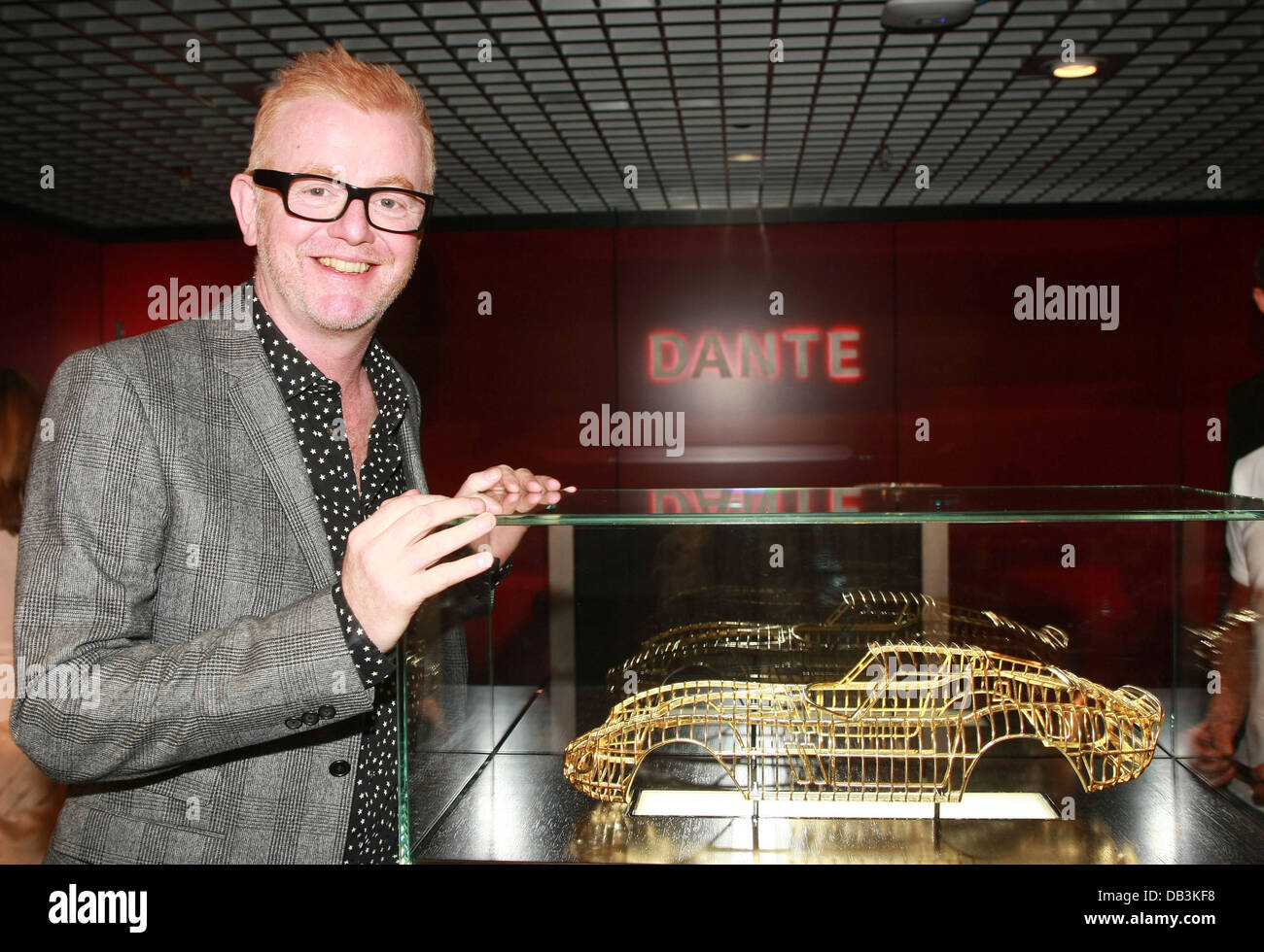 Chris Evans attends the unveiling of the 1:8 scale interpretation of ...