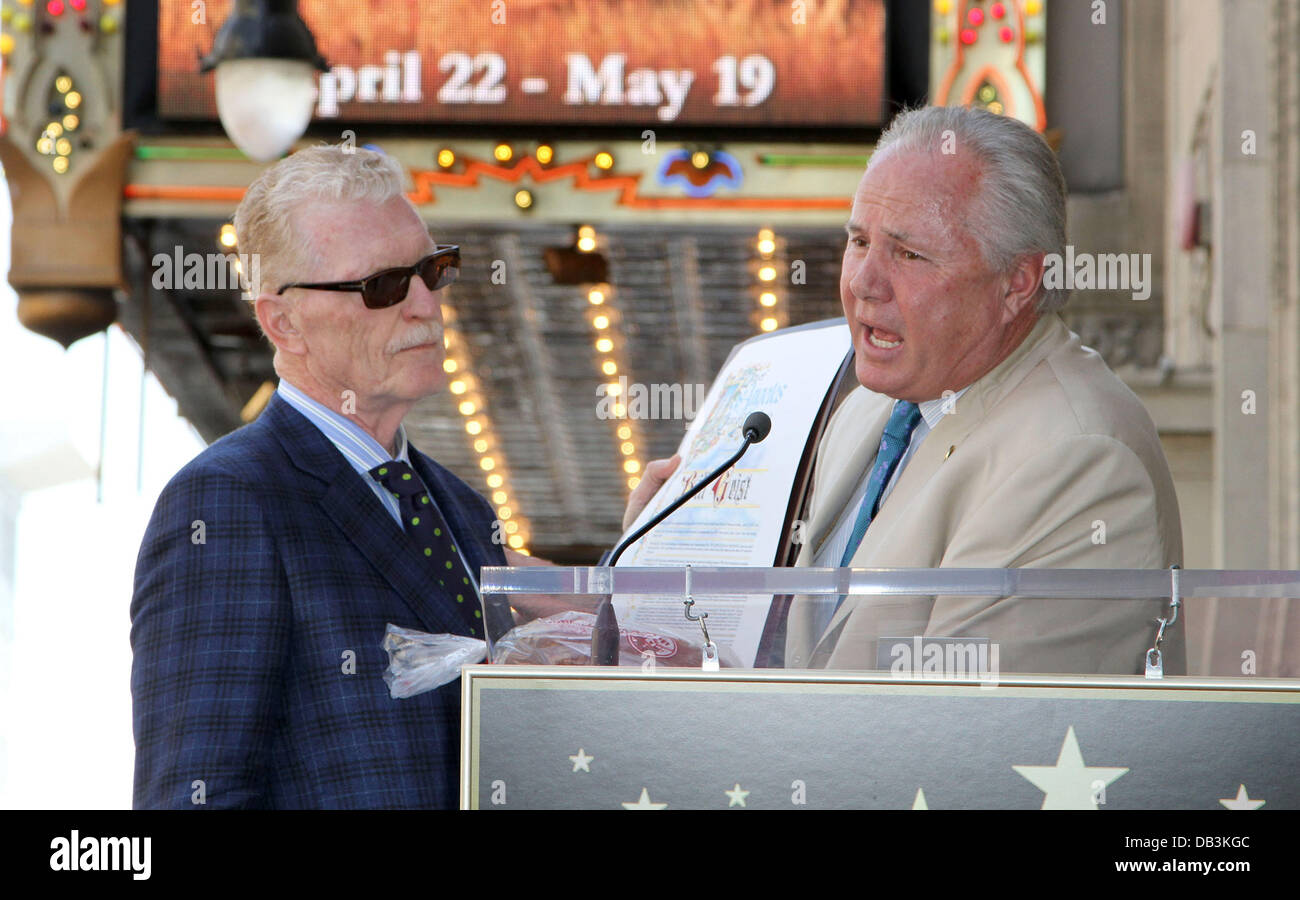 Bill Geist and Councilman Tom Lebonge Bill Geist Honored with a star On ...