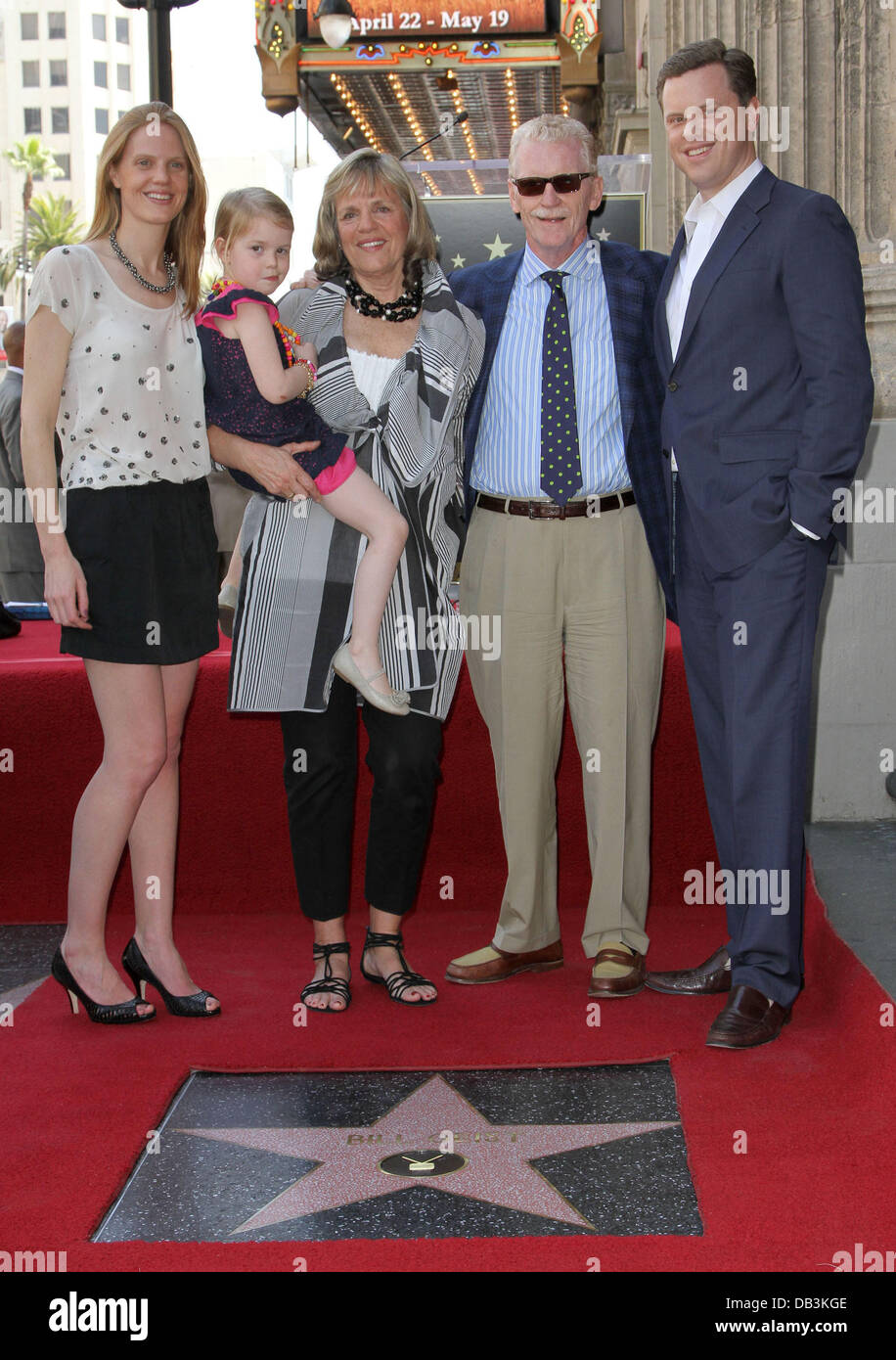 Bill Geist and Family Bill Geist Honored with a star On The Hollywood ...