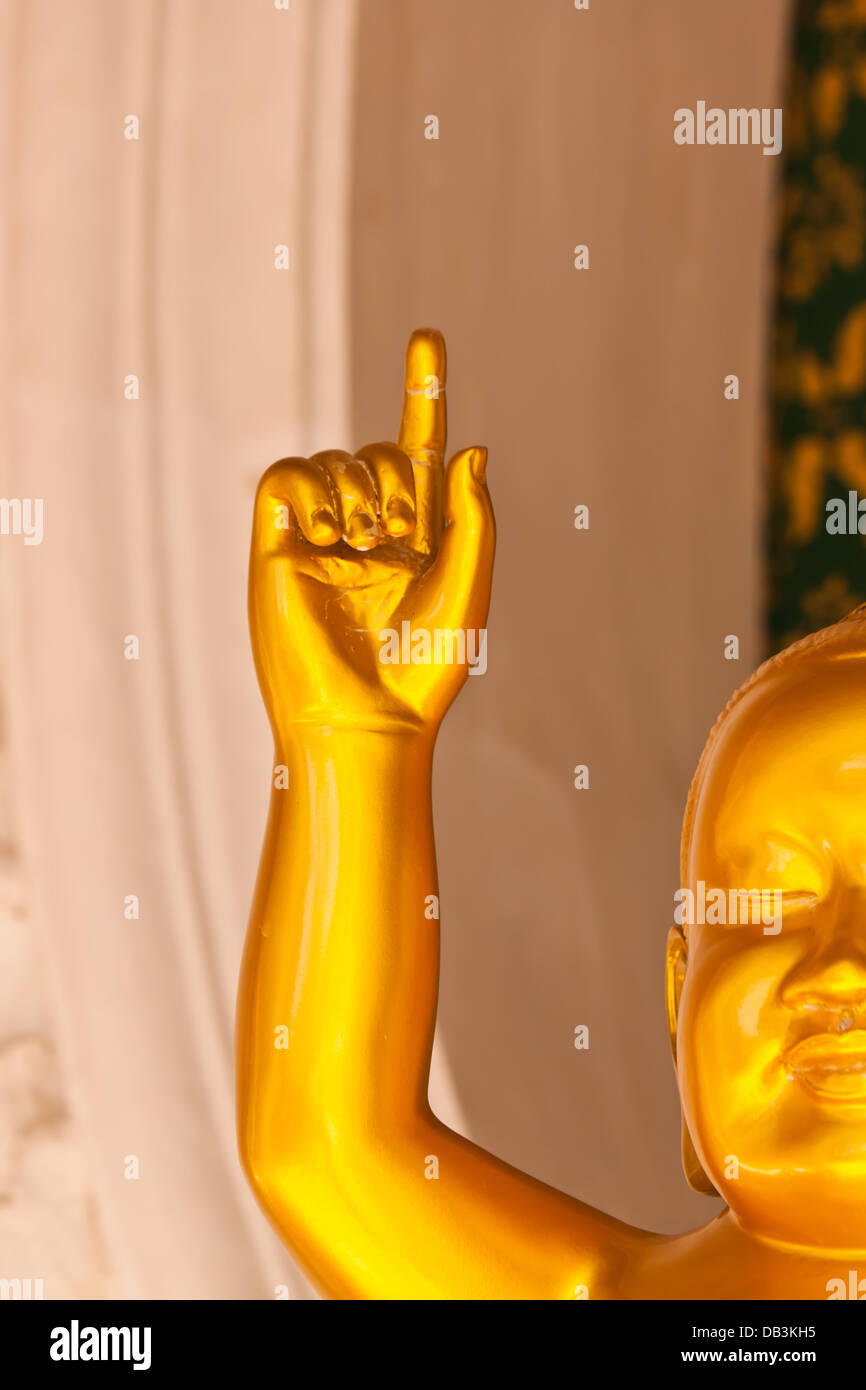 Golden hand temple hi-res stock photography and images - Alamy