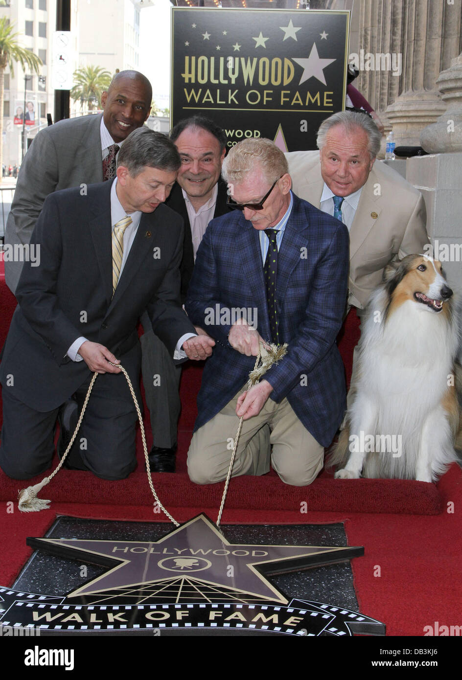 Leron Gubler, Bill Geist, Tom Lebonge, Gil Schwartz and Lassie Bill ...