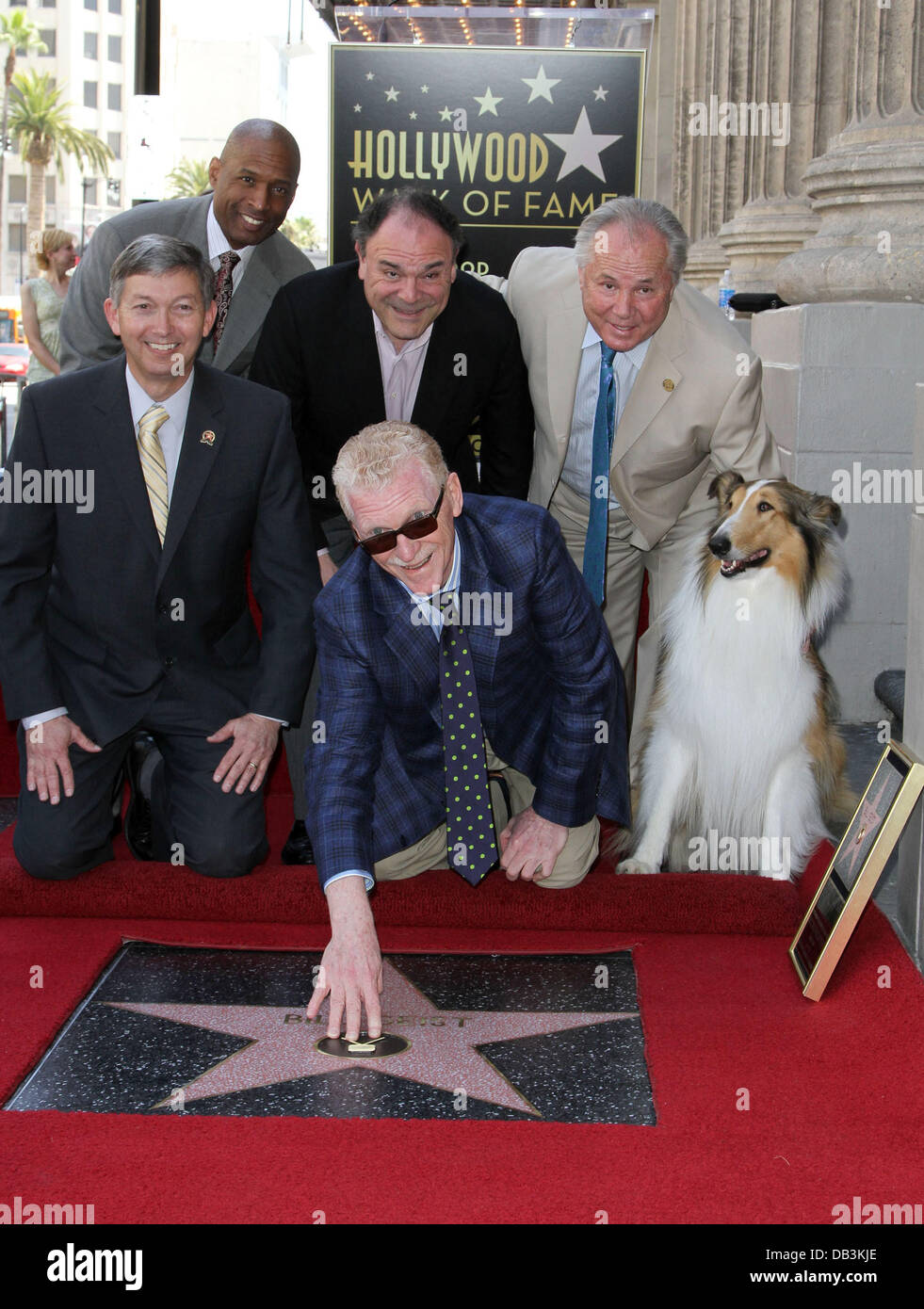 Leron Gubler, Bill Geist, Tom Lebonge, Gil Schwartz and Lassie Bill ...