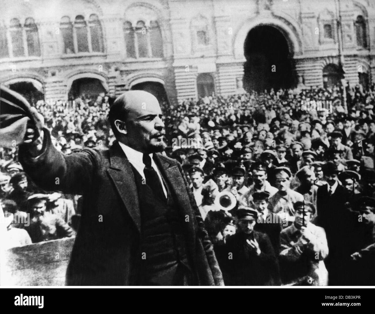 Lenin speech moscow hi-res stock photography and images - Alamy