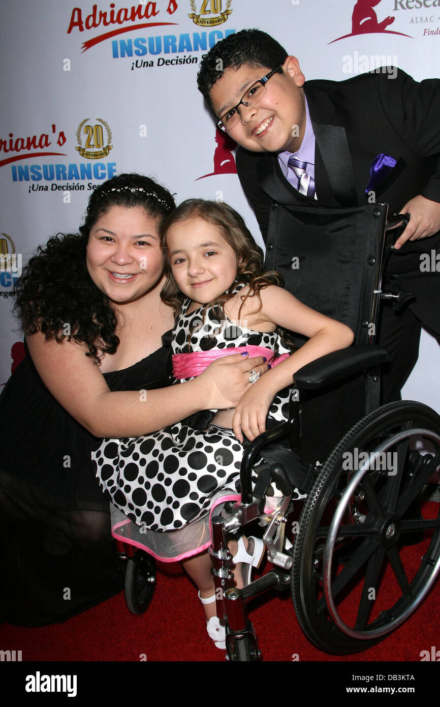 Raini Rodriguez and Rico Rodriguez with Elizabeth Lobapo 2nd Annual ...