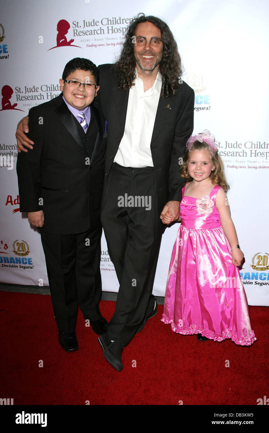 Rico Rodriguez and Tom Shadyac with Brook Renaud 2nd Annual 'Estrellas ...